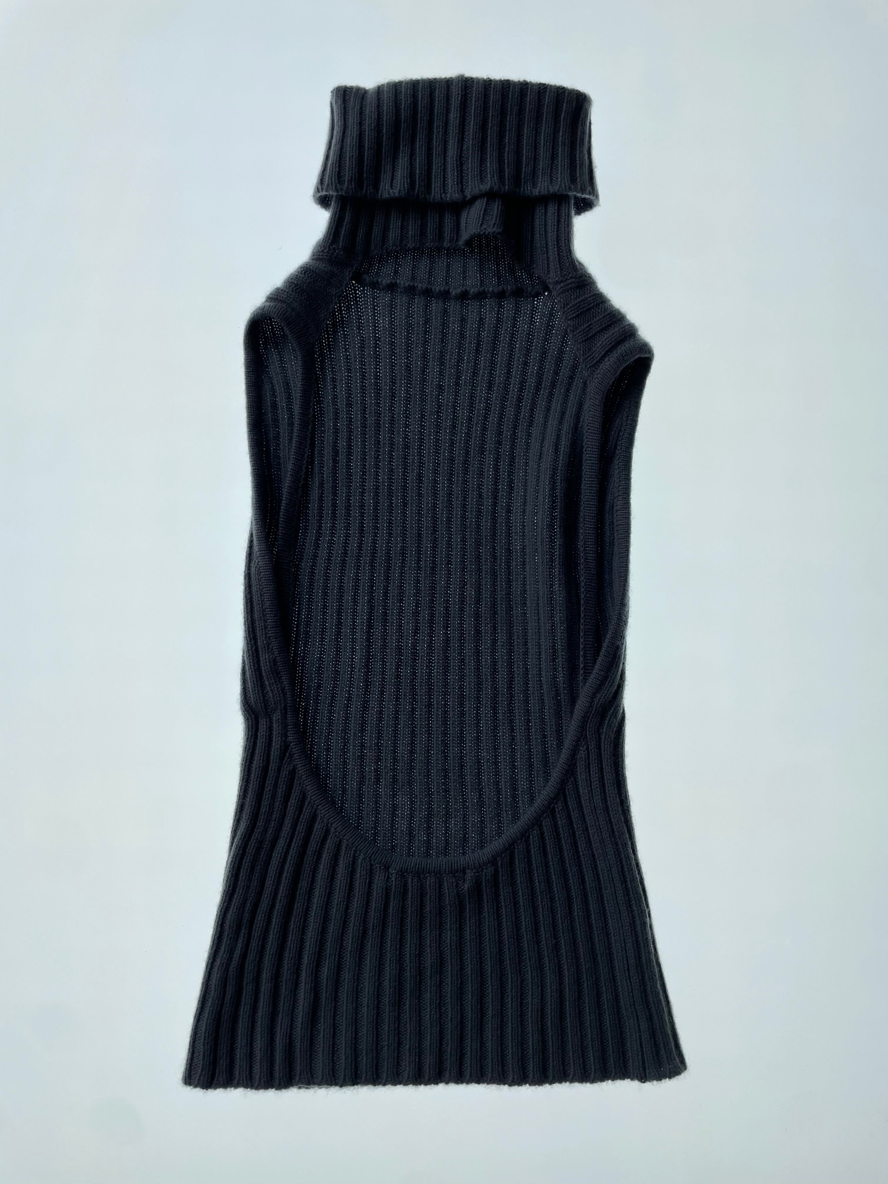 Baraboux | Gucci Turtleneck Backless Grey